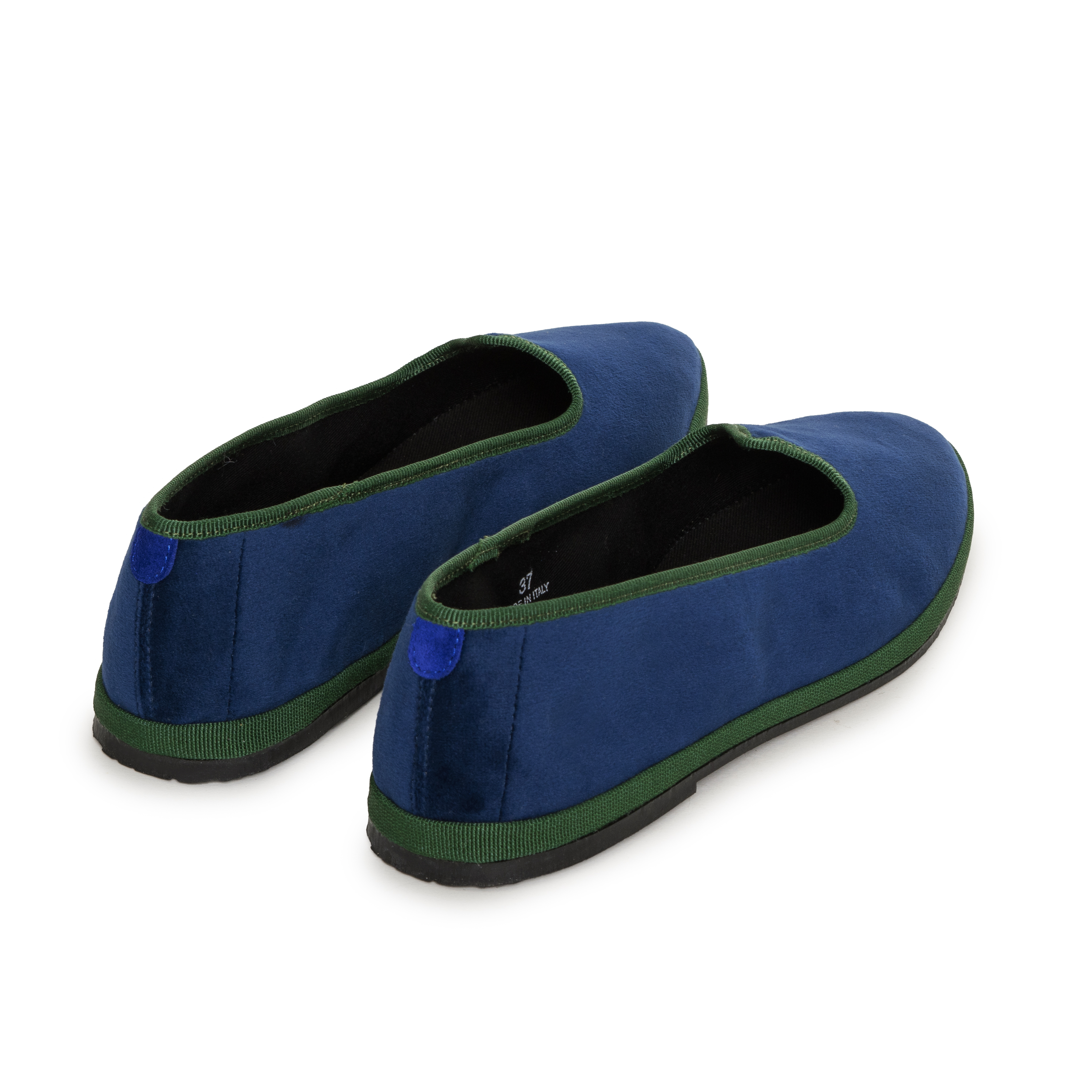 Chaussons vénitiens bleus pour dames AK MC - Alexander Kraft Monte Carlo