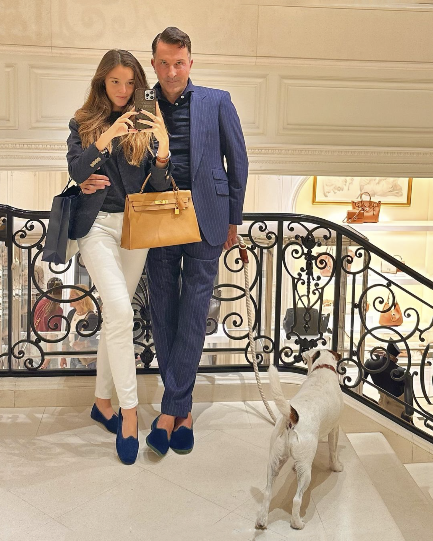 AK MC blaue venezianische Hausschuhe - Alexander Kraft Monte Carlo